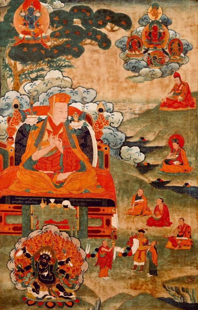 THE KAGYU ‘RED CROWN THAT LIBERATES ON SEEING’: The black and red ...