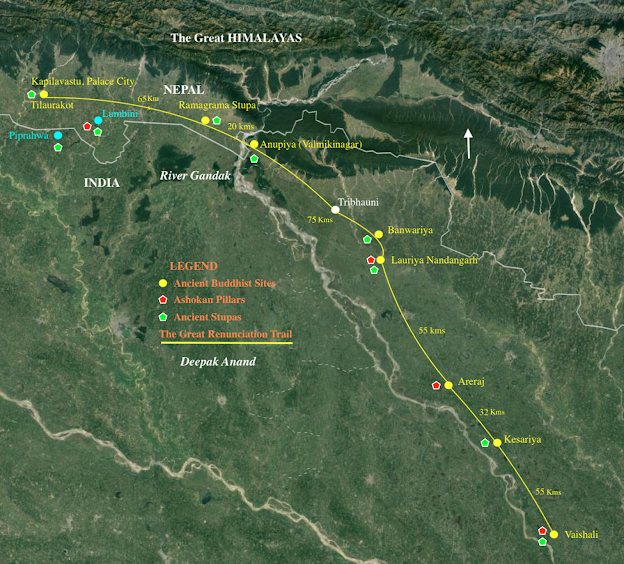 RETRACING THE FOOTSTEPS OF BUDDHA AND XUANZANG: Walking and mapping by ...